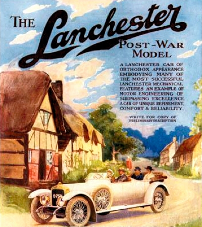 History Hits: Lanchester Brothers and Their Motor Company—Lanchester ...